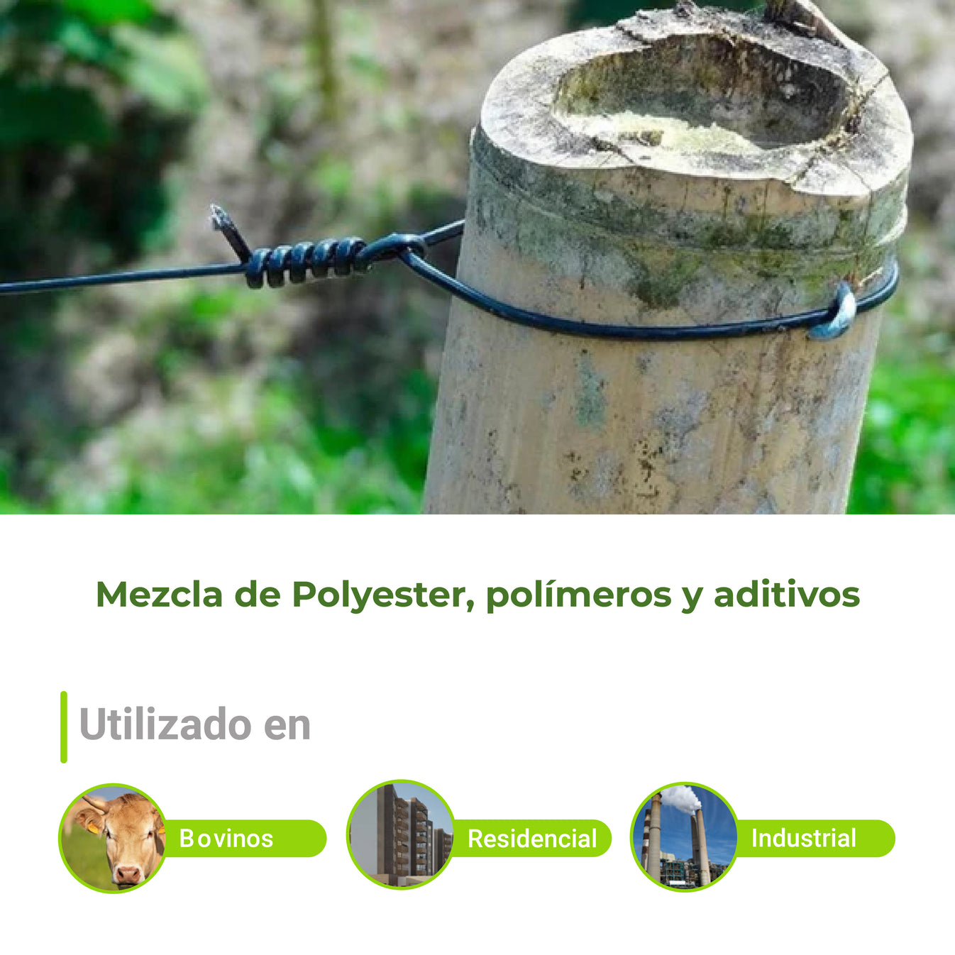 Alambre Plástico Farmer para Tutorado de Cultivos | Agrofacil - Agrofácil®